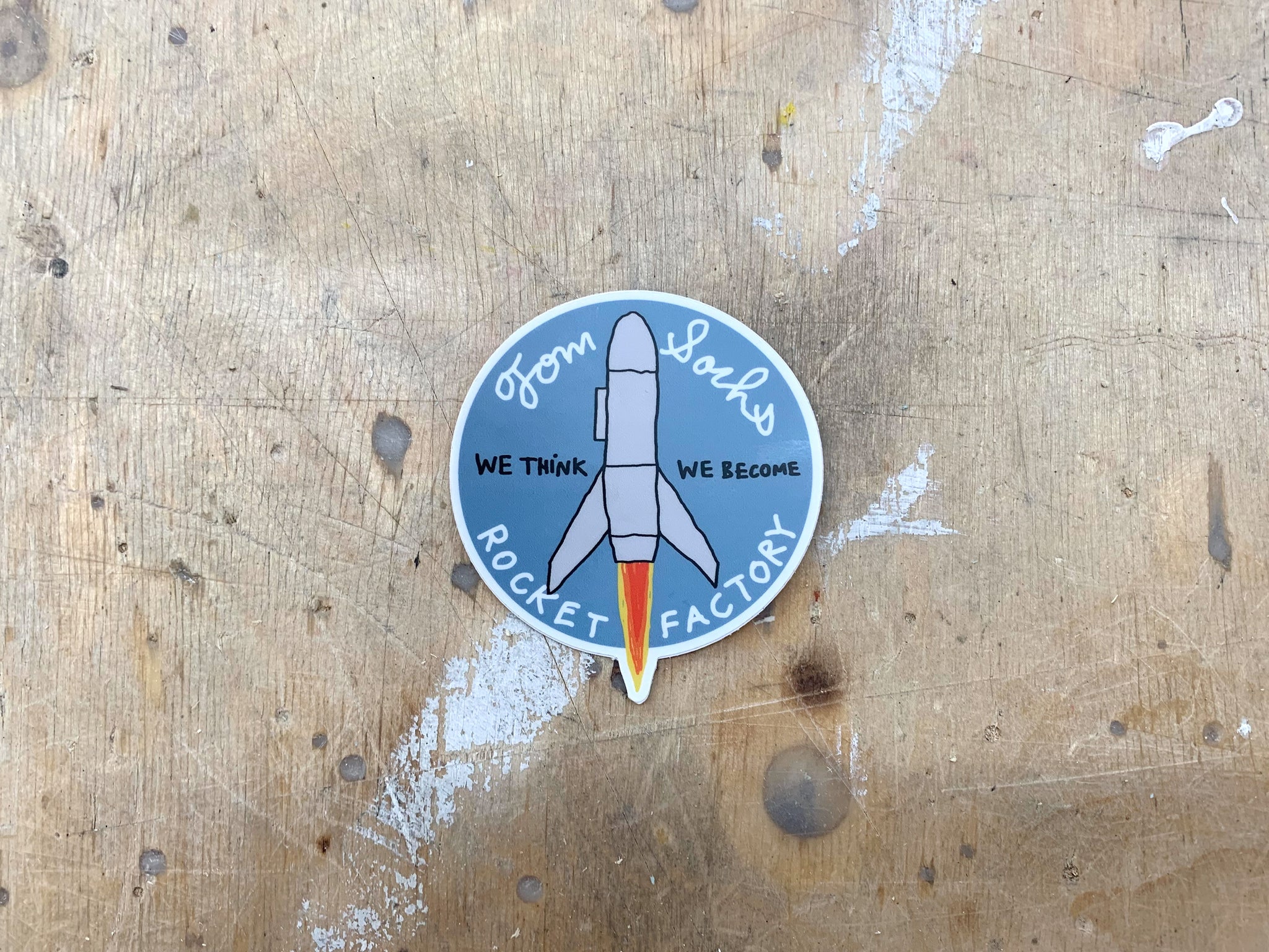 Rocket Factory Sticker – Tom Sachs Store