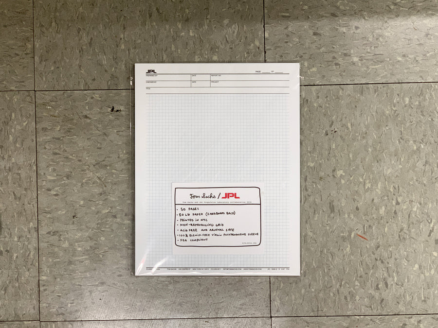 JPL Notepad – Tom Sachs Store